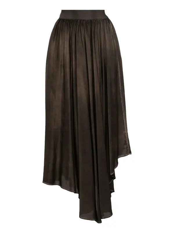 UMA WANG Gentian Skirt - Brown