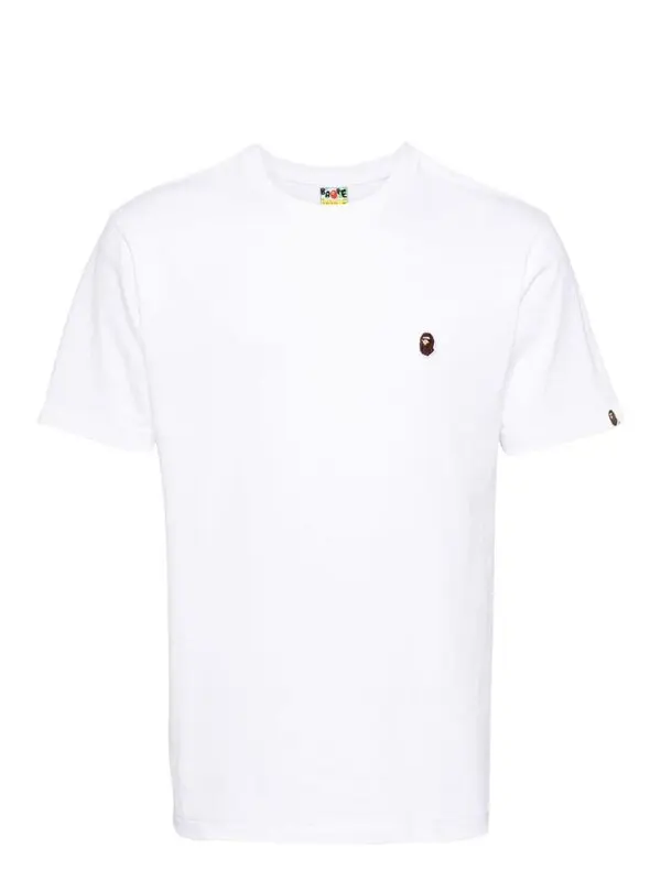 A BATHING APE Logo-patch T-shirt - White