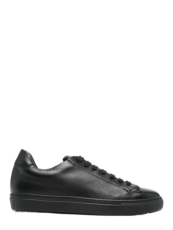 DOUCAL'S Leather Sneakers - Black