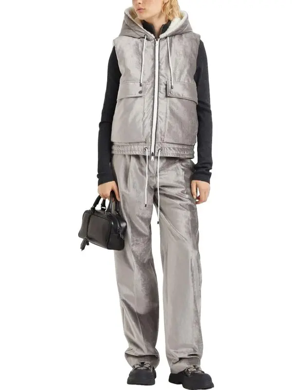 Brunello Cucinelli Padded Vest - Grey
