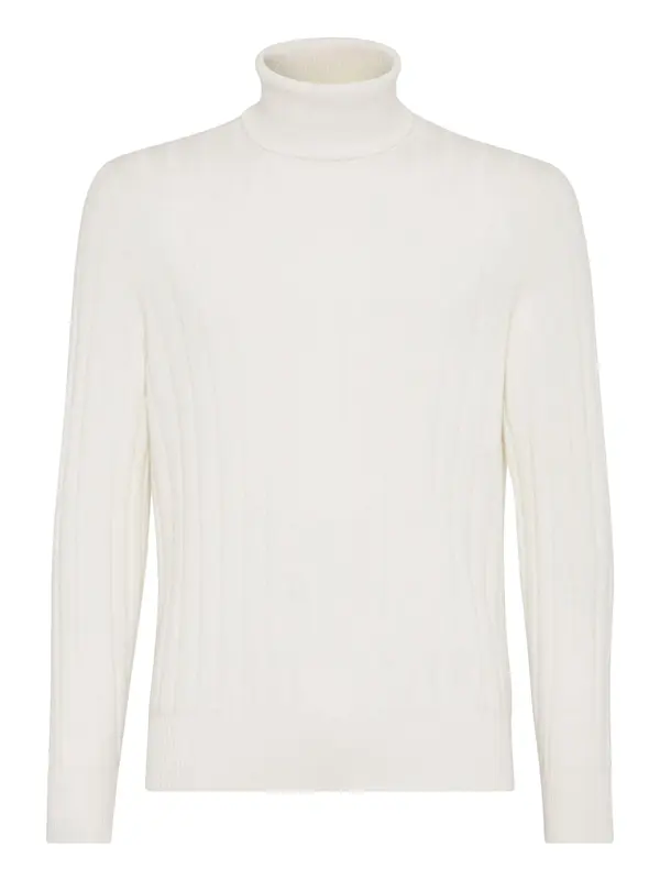 Brunello Cucinelli Cashmere Jumper - White