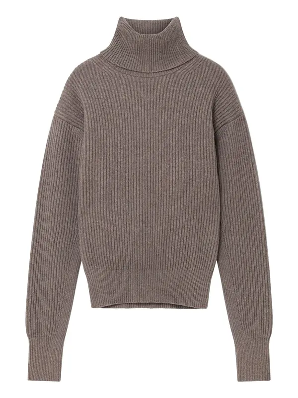 Stella McCartney Long-sleeve Turtleneck Jumper - Brown