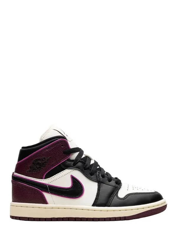JORDAN Air 1 Mid Se Bordeaux Sneakers - Purple
