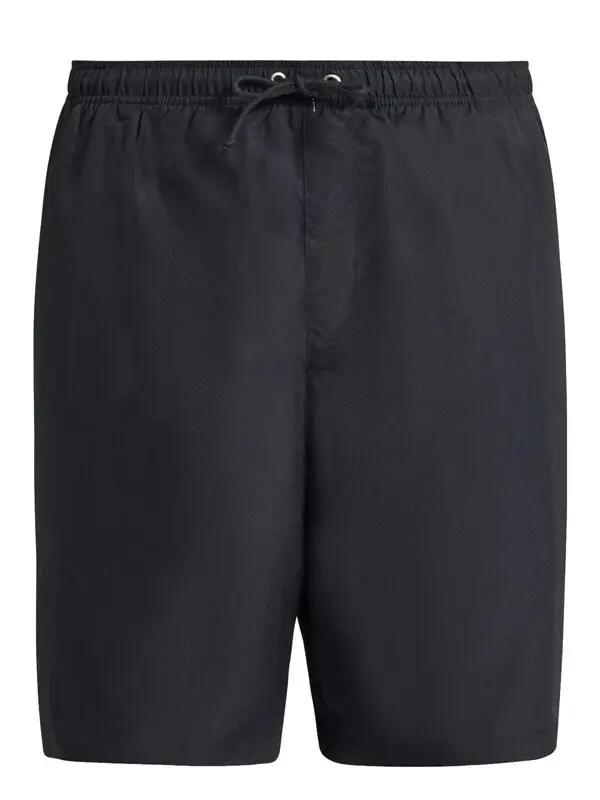 Lacoste Cotton Taffeta Shorts - Blue