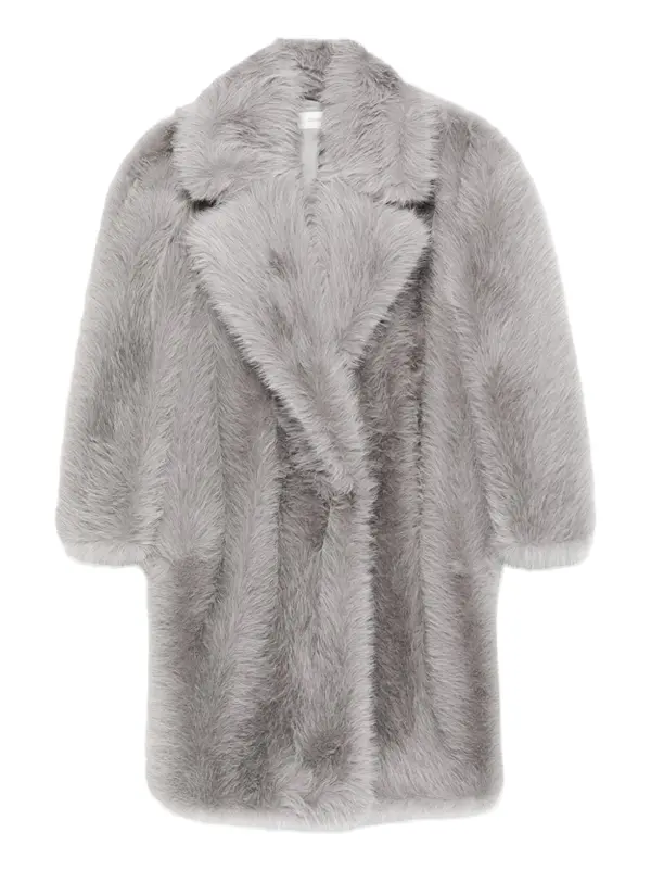 Sportmax Faux-fur Coat - Grey