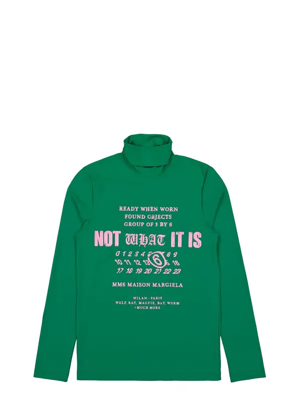 MAISON MARGIELA Long Sleeve Top - Green