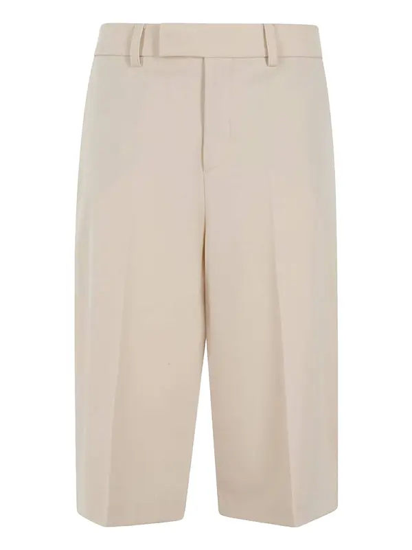 Federica Tosi Pressed-crease Shorts - Neutrals