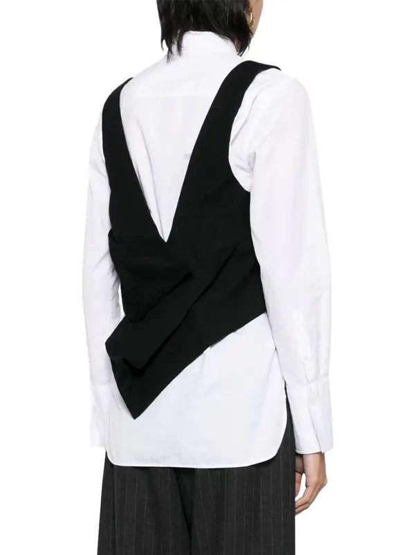 Yohji Yamamoto Single-breasted Waistcoat - Black