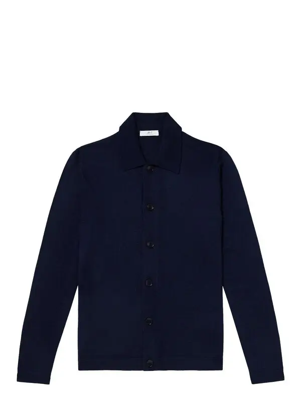 Mr P. Cashmere Shirt - Blue