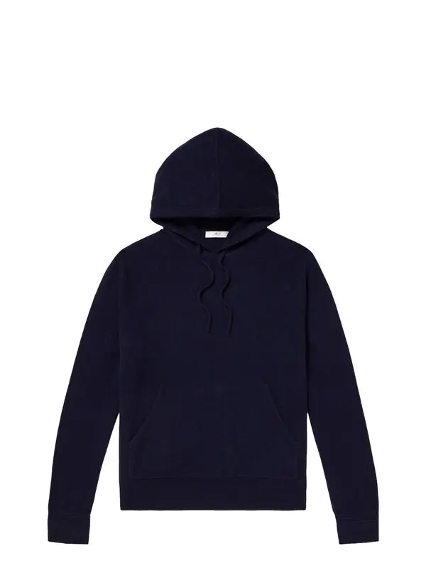 Mr P. Mitchell Cashmere Hoodie - Blue