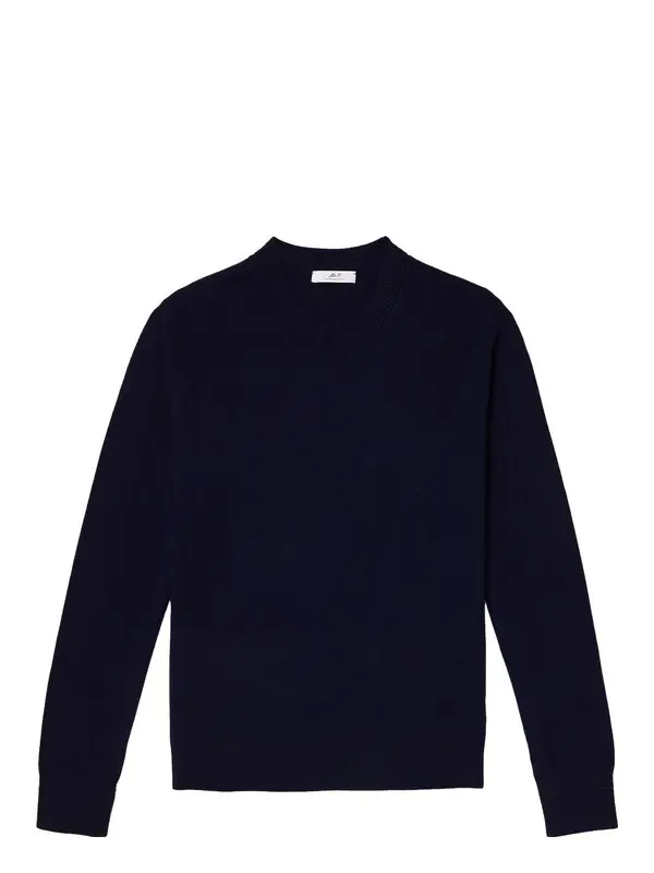 Mr P. Curtis Cashmere Sweater - Blue