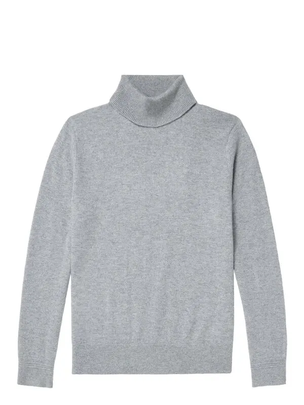 Mr P. Clyde Cashmere Rollneck Sweater - Gray