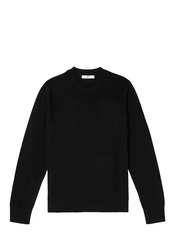 Mr P. Curtis Cashmere Sweater - Black