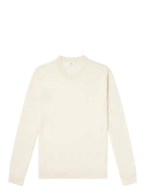 Mr P. Curtis Cashmere Sweater - Neutrals