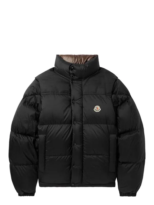 Moncler Reversible Convertible Down Jacket - Black
