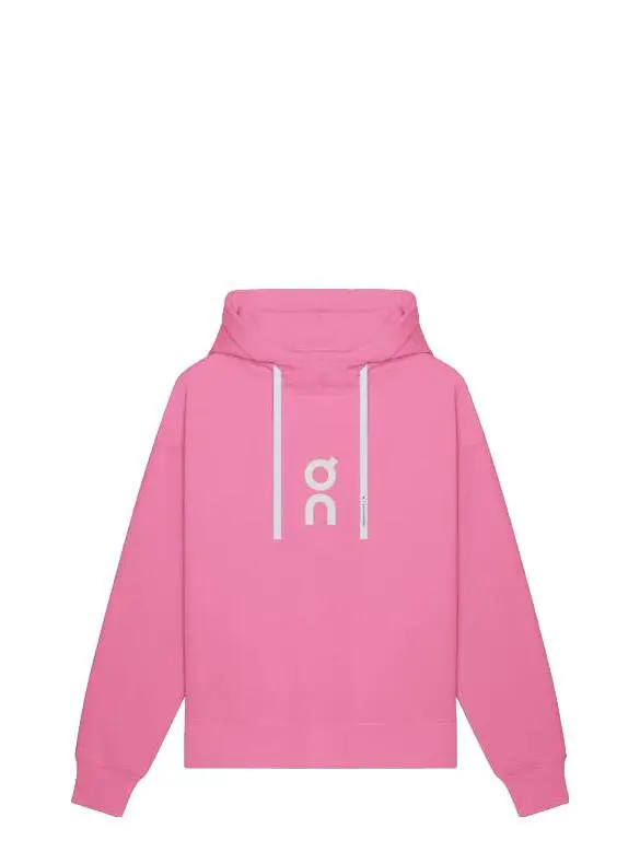 On Club Oversize Organic Cotton-blend Hoodie - Bubblegum