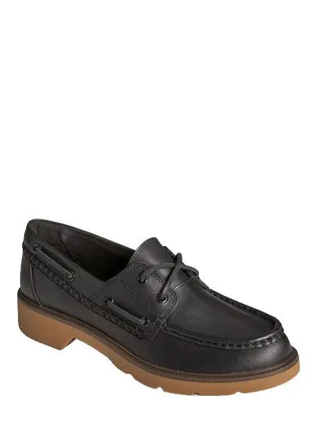 Sperry Wells Boat Shoe - Black
