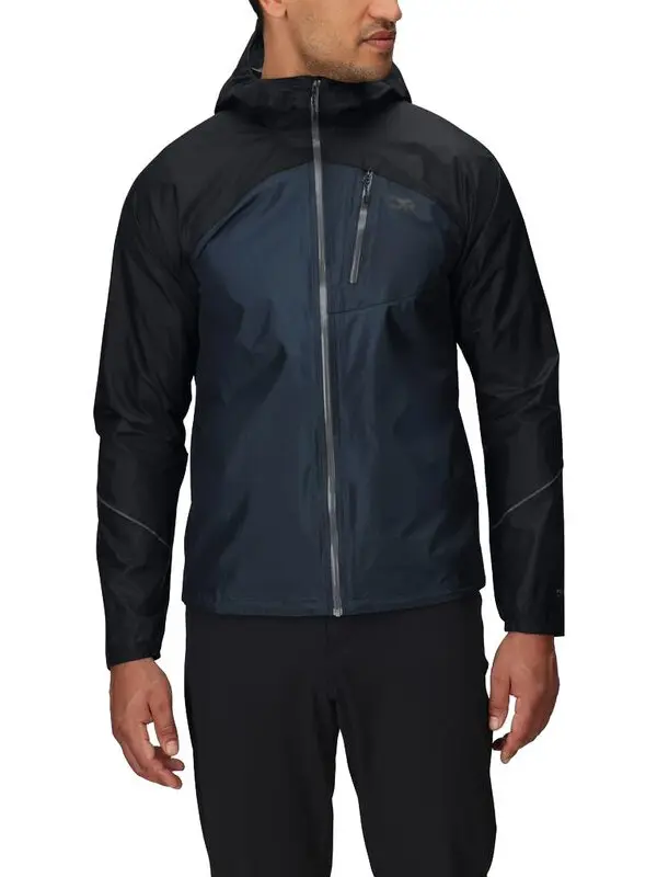 OUTDOOR RESEARCH Helium Rain Ultralight Hooded Jacket - Atlantic