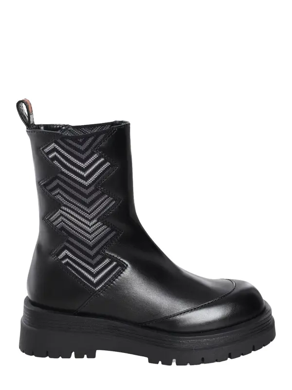 Missoni Embroidered Boots - Black