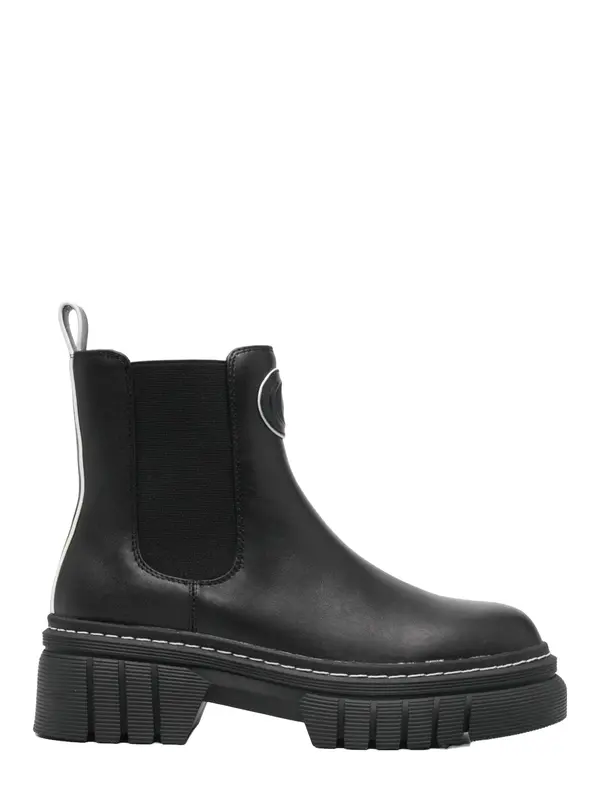 Guess Logo-embossed Chelsea Boots - Black