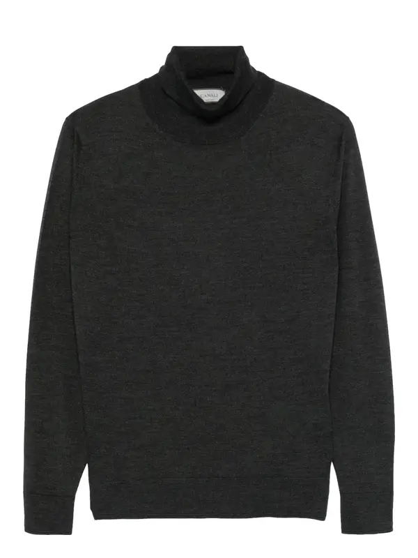 Canali Turtleneck Sweater - Grey