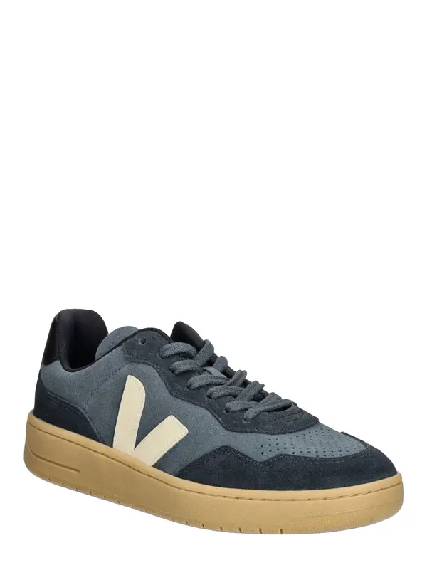 VEJA V-90 Suede Trainers - Blue
