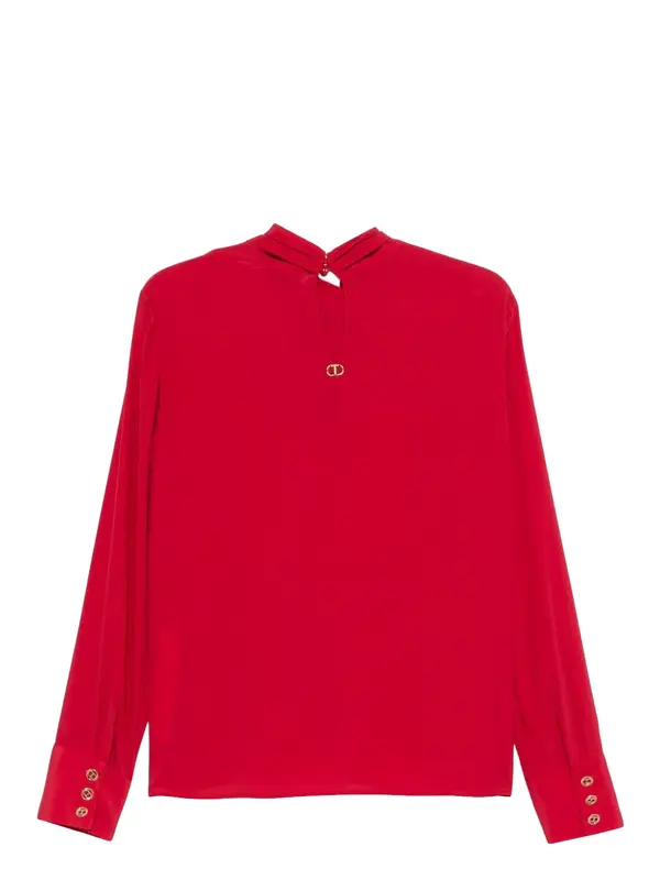 TWINSET Scarf-detailing Blouse - Red