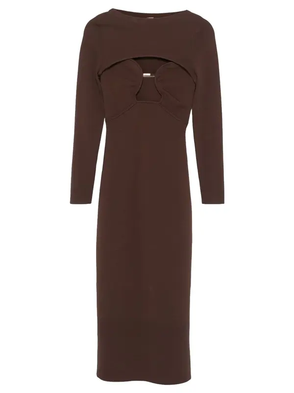 Cult Gaia Jenny Midi Dress - Brown