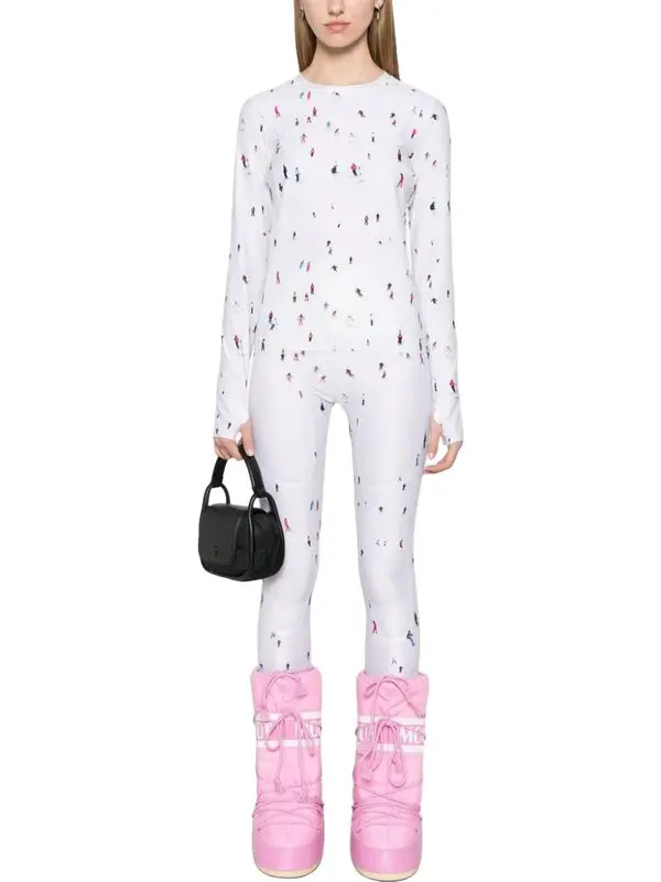 Perfect Moment X Dede Johnston Active Leggings - White