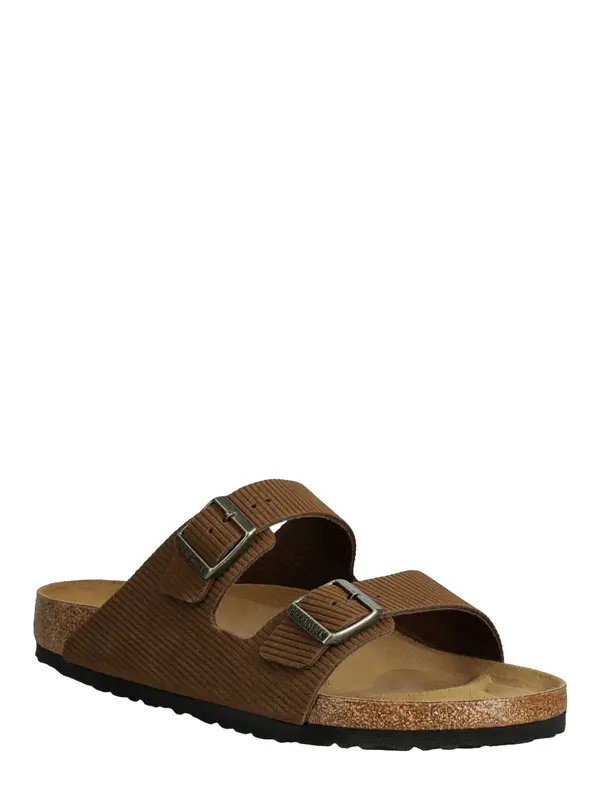 BIRKENSTOCK Arizona Suede Slides - Brown