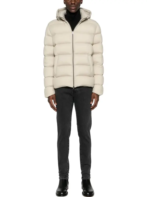 Herno Quilted Down Jacket - Neutrals