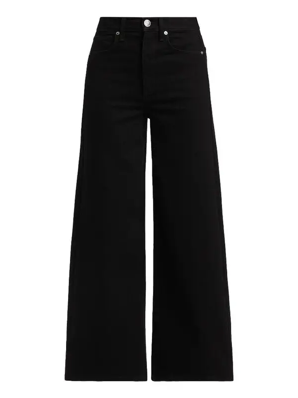 Rag & Bone Flexi Sofie High-rise Ankle Wide-leg Jeans - Black