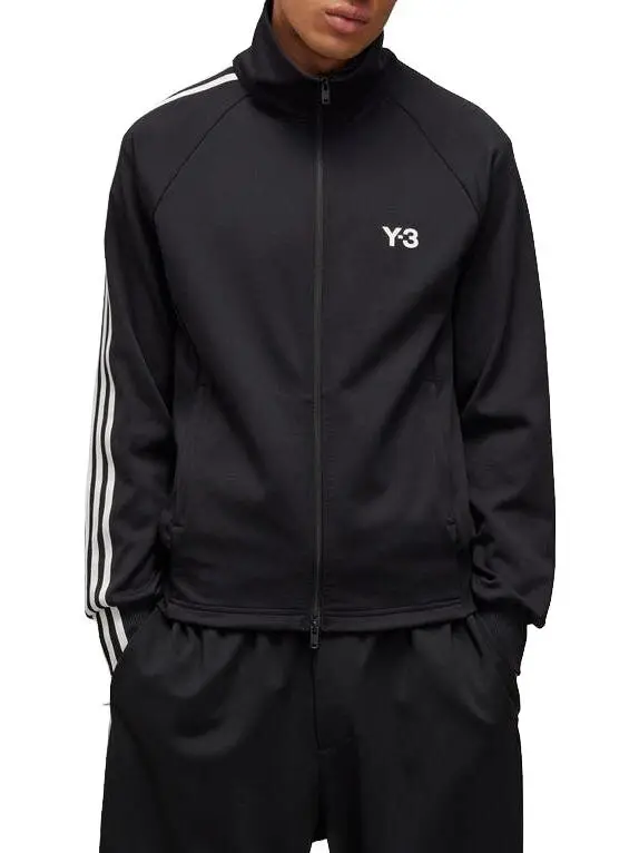 Y3 3-stripe Track Jacket - Black