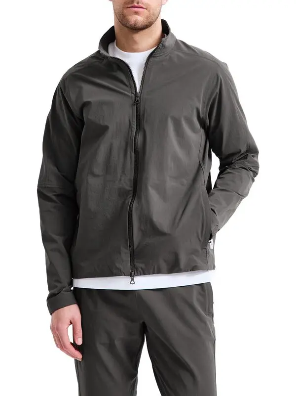 Reigning Champ Stretch Nylon Oxford Team Jacket - Carbon