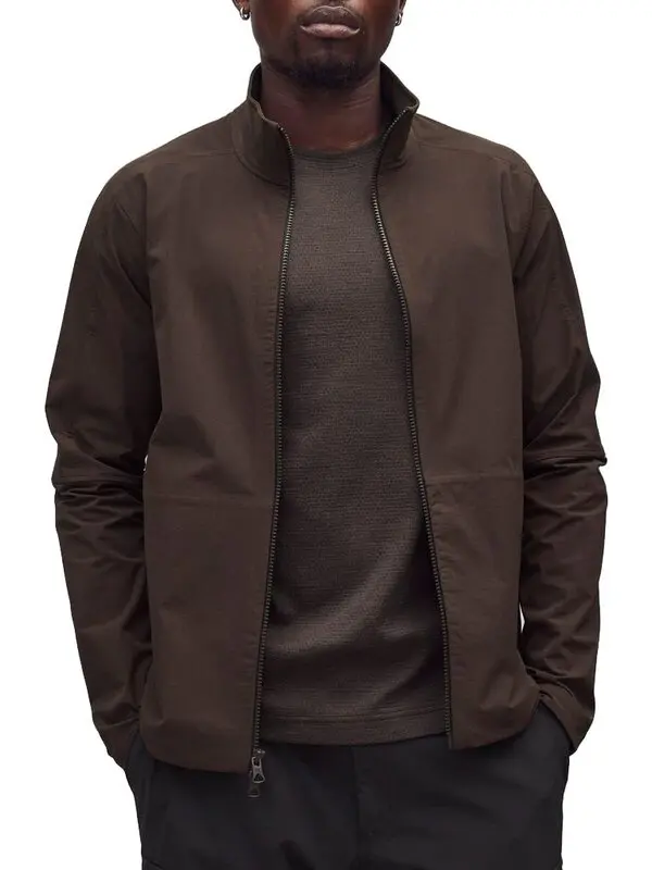 Reigning Champ Stretch Nylon Oxford Team Jacket - Coffee