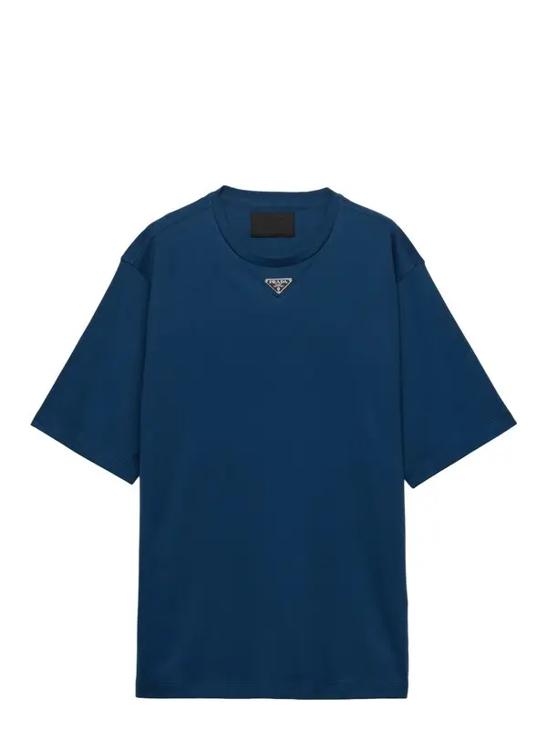 Prada Cotton T-hirt - Blue