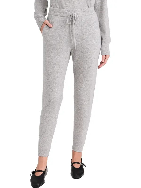 WHITE & WARREN White + Warren Cashmere Jogger Pants - Grey