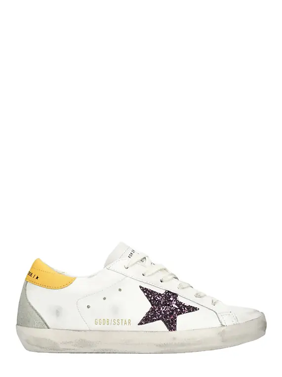 GOLDEN GOOSE Superstar Leather Low-top Trainers - White/comb