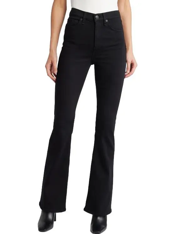 Rag & Bone Flexi Peyton High-waist Bootcut Jeans - Black