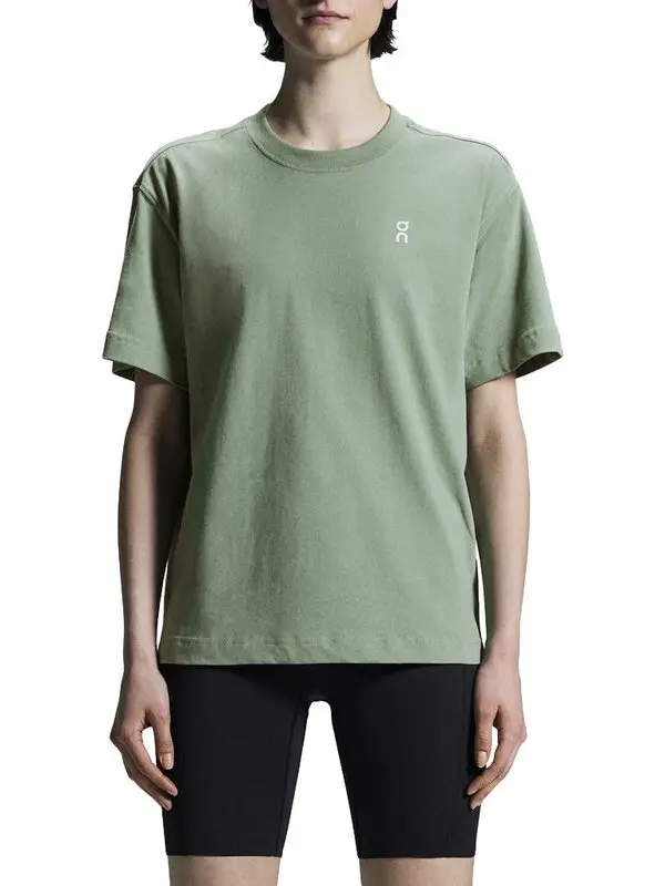 On Club T Oversized Organic Cotton T-shirt - Fern