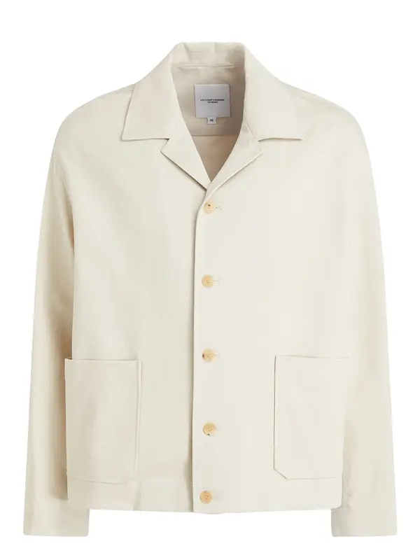 LE17SEPTEMBRE Cotton-twill Jacket - Ecru