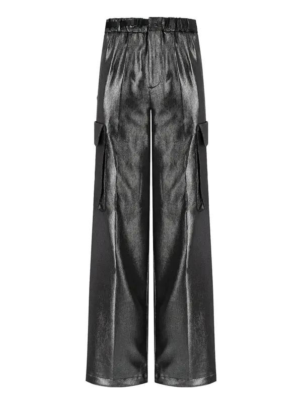 WHITE SAND Metal Cargo Trousers - Grey