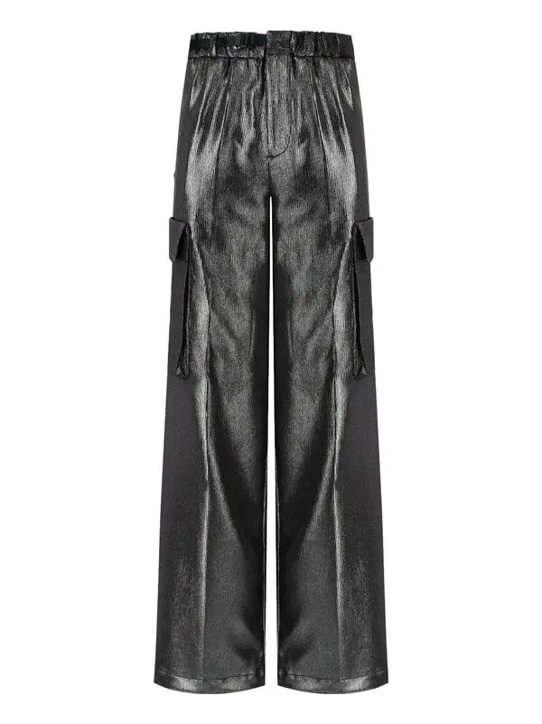 WHITE SAND Metal Cargo Trousers - Grey