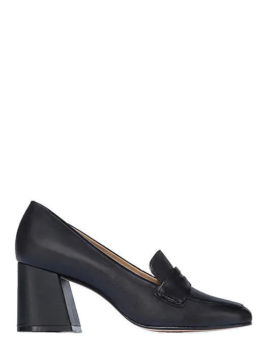 Bernardo Nessa Block Heel Loafers - Black