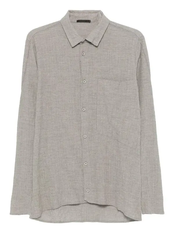 Transit Crinkled Shirt - Grey