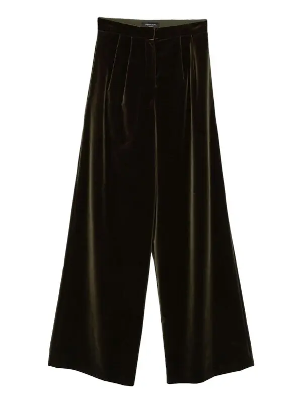 Fabiana Filippi Velvet Trousers - Green