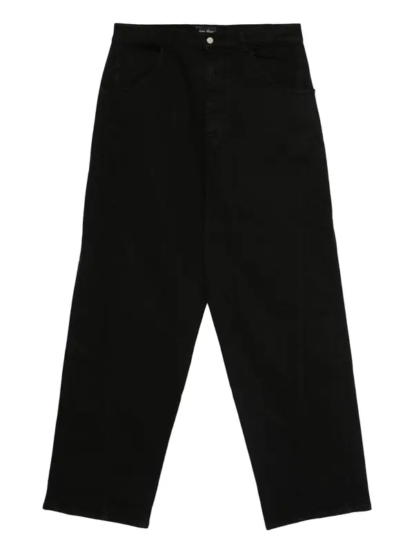 Andrea Ya'aqov Wide-leg Jeans - Black