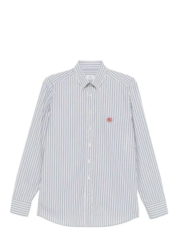 Etro Striped Shirt - Green