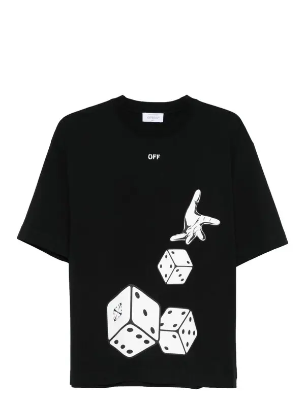 Off-White Dices Skate T-shirt - Black