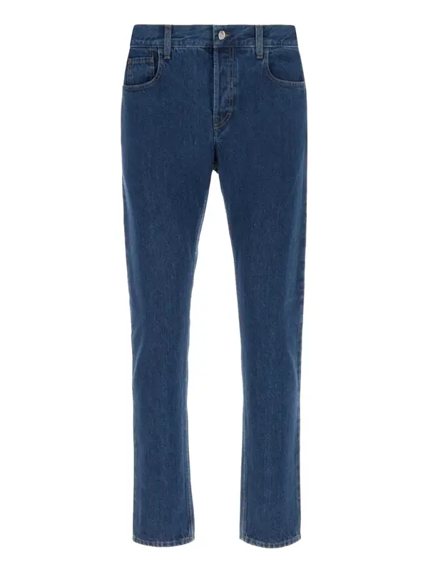 Gucci Logo-patch Slim Jeans - Blue